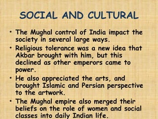 Mughal Empire | PPT | Islam | Religion & Spirituality