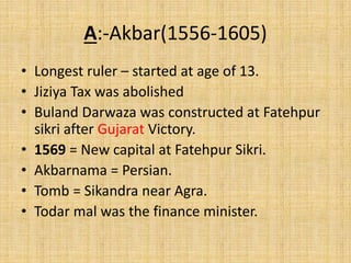 Mughal empire | PPTX
