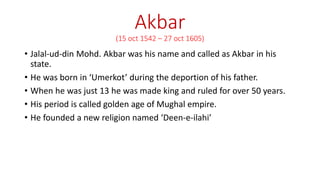 Mughal empire | PPTX