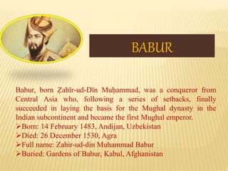 Mughal empire | PPTX