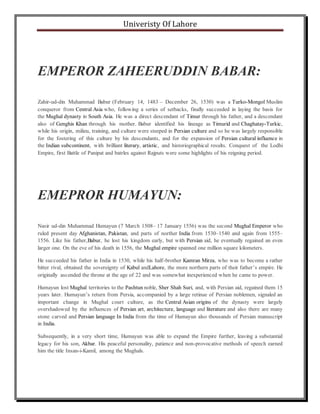 Mughal empire | DOCX