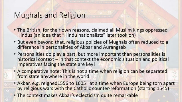 Mughal Empire.pptx | Hinduism | Religion & Spirituality