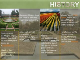 Mughal Gardens | PPTX