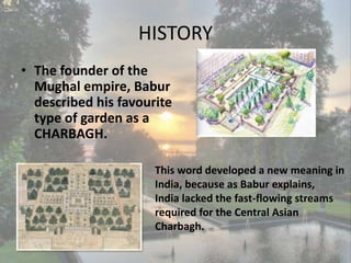 Mughal gardens architecture | PPTX