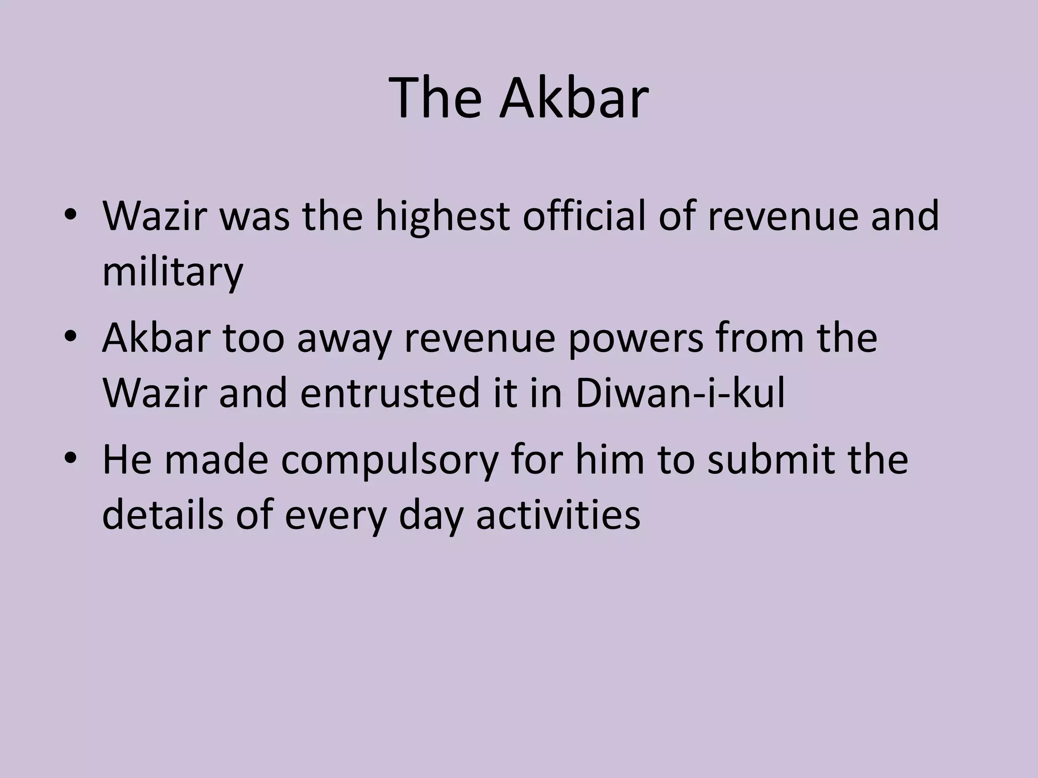 Mughal land Revenue System | PPTX