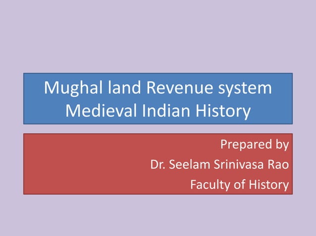Mughal land Revenue System | PPTX | Islam | Religion & Spirituality