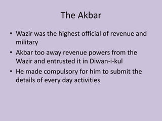 Mughal land Revenue System | PPTX