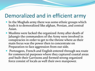 Decline of Mughals (1707-1857) -History of SubContinent | PPTX