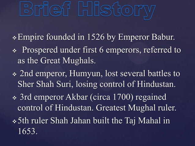 Mughals empire | PPT
