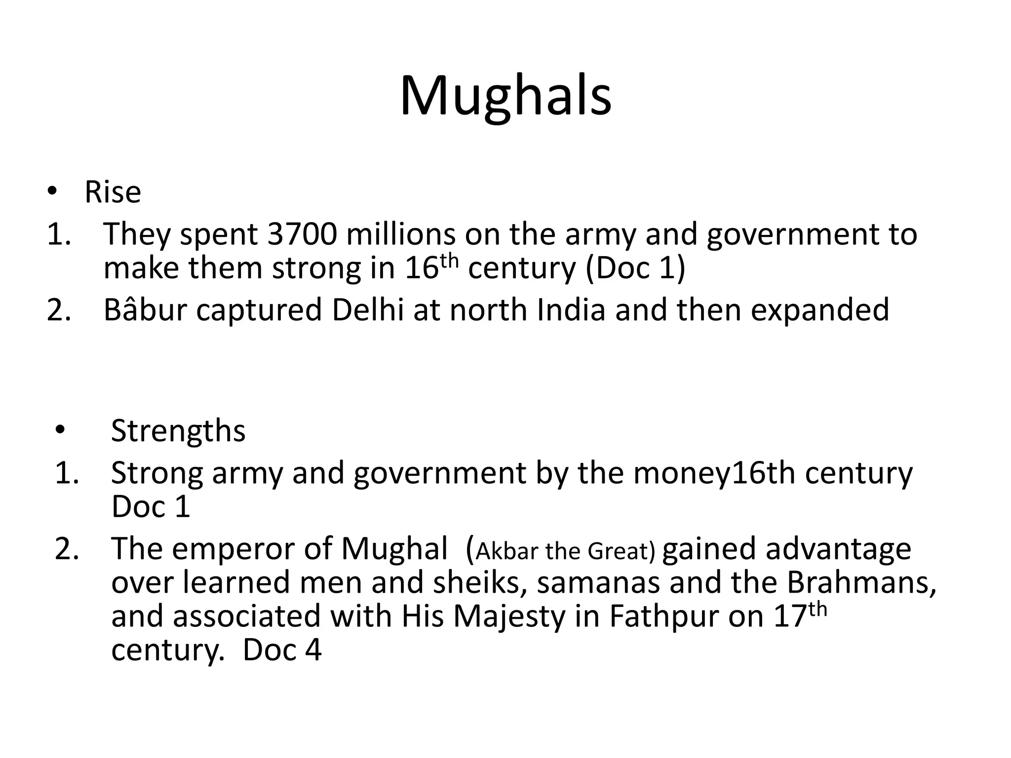 Mughals & ottomans | PPTX