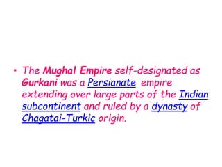 Mughal state | PPTX