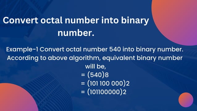 Octal To Binary Ppt