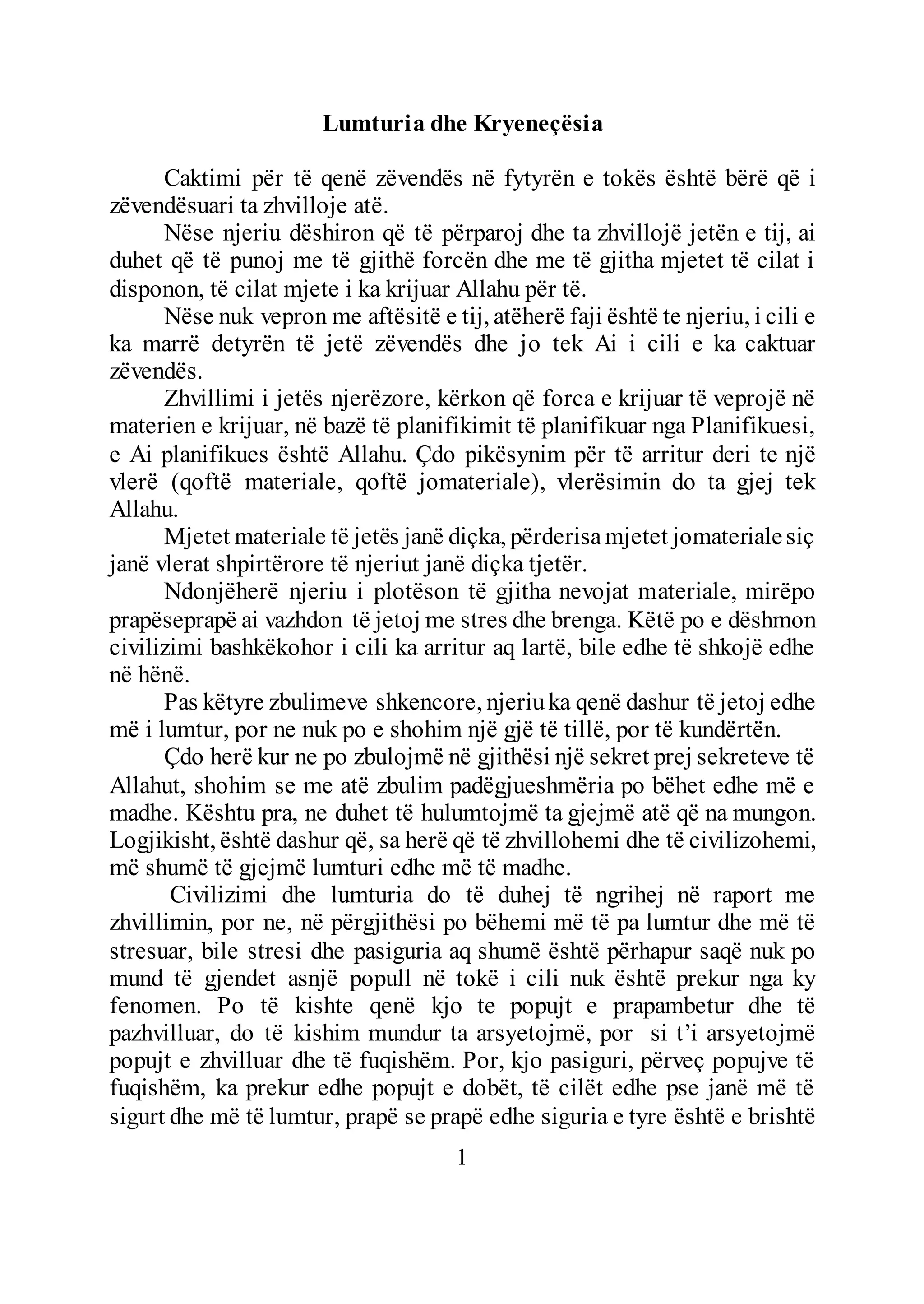 Muhamed muteveli shaëraviu lumturia dhe kryeneçësia | PDF