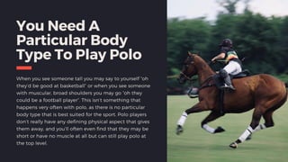 Common Polo Misconceptions | PPT