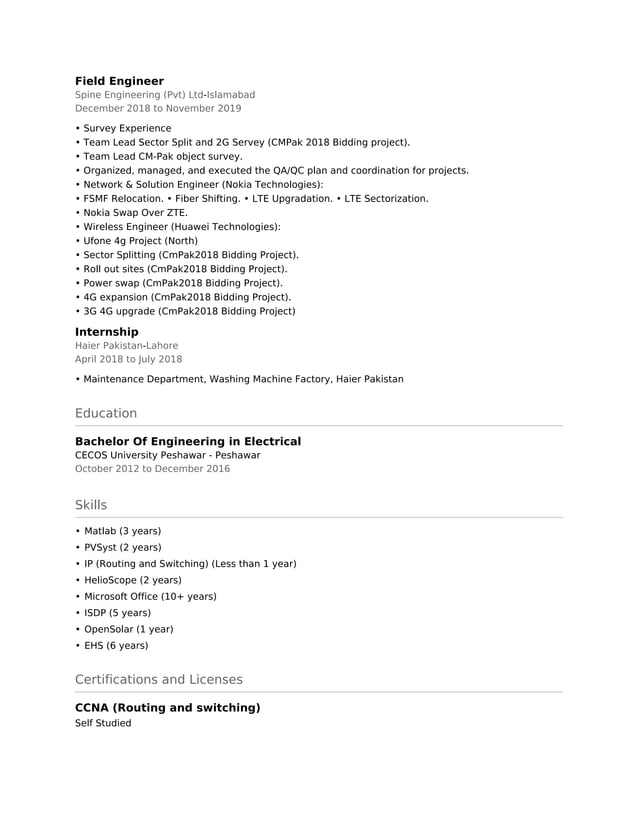 Muhammad-Asad-Jehan — curriculum Vitae (CV) | PDF