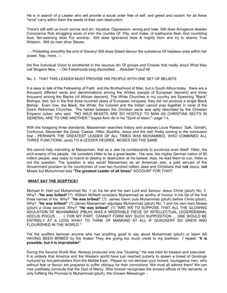 Muhammad the Greatest | PDF