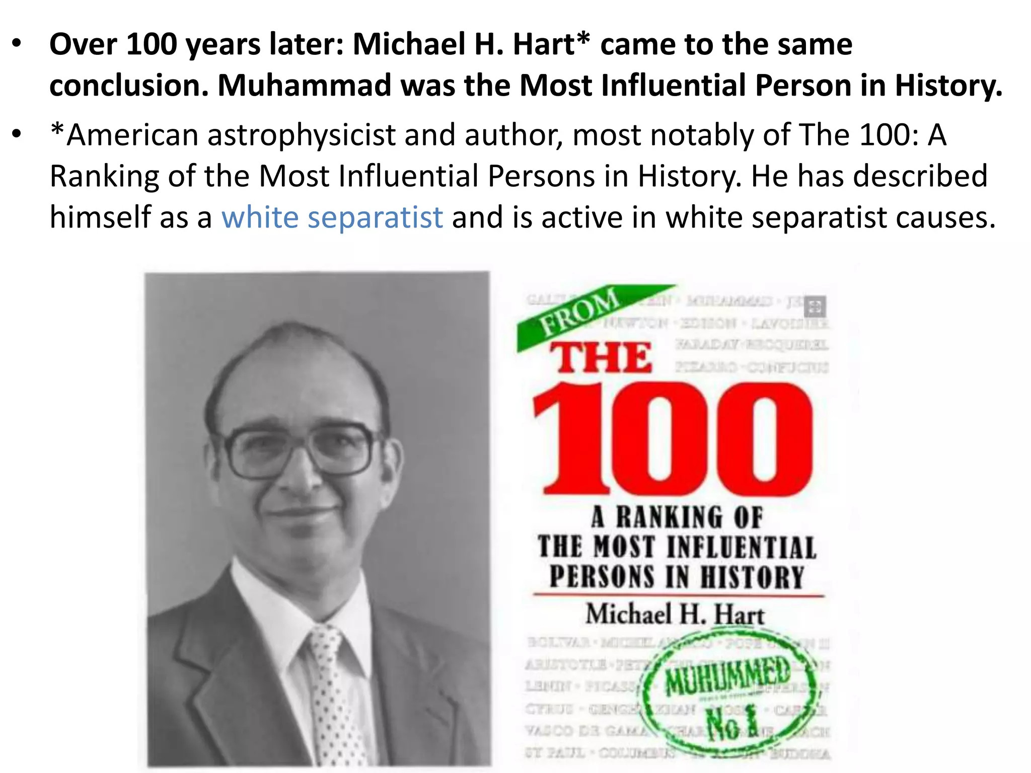 MUHAMMAD - THE LAST MESSENGER OF GOD - GREATEST MAN IN HISTORY | PPTX