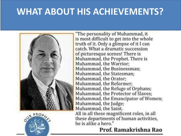 MUHAMMAD - THE LAST MESSENGER OF GOD - GREATEST MAN IN HISTORY | PPT