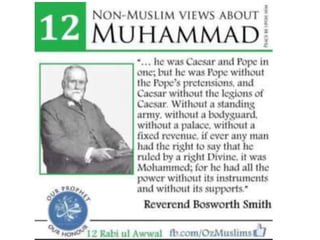 MUHAMMAD - THE LAST MESSENGER OF GOD - GREATEST MAN IN HISTORY | PPTX