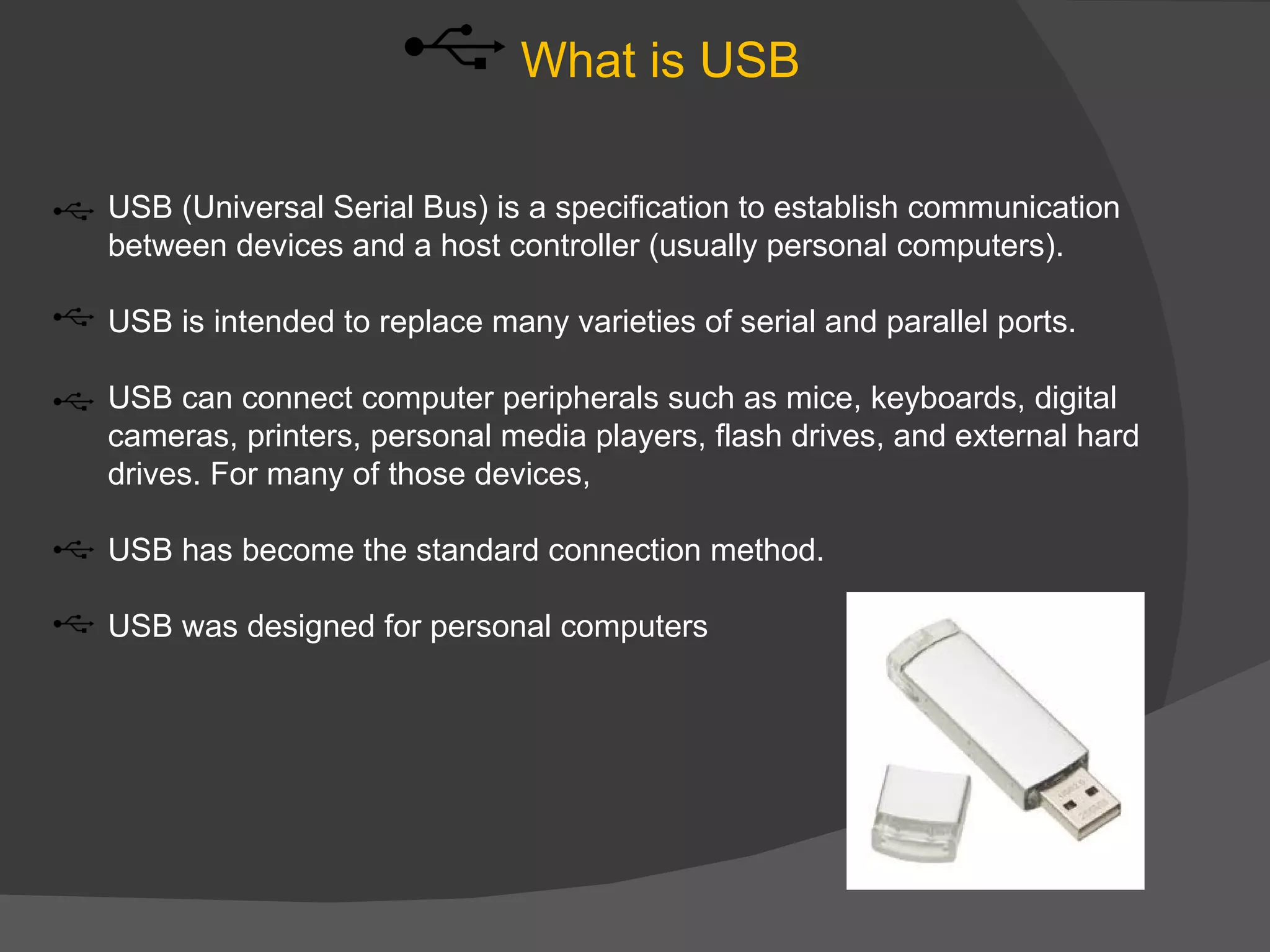 Muhammad Ahsan Rauf Presentation about USB | PPT