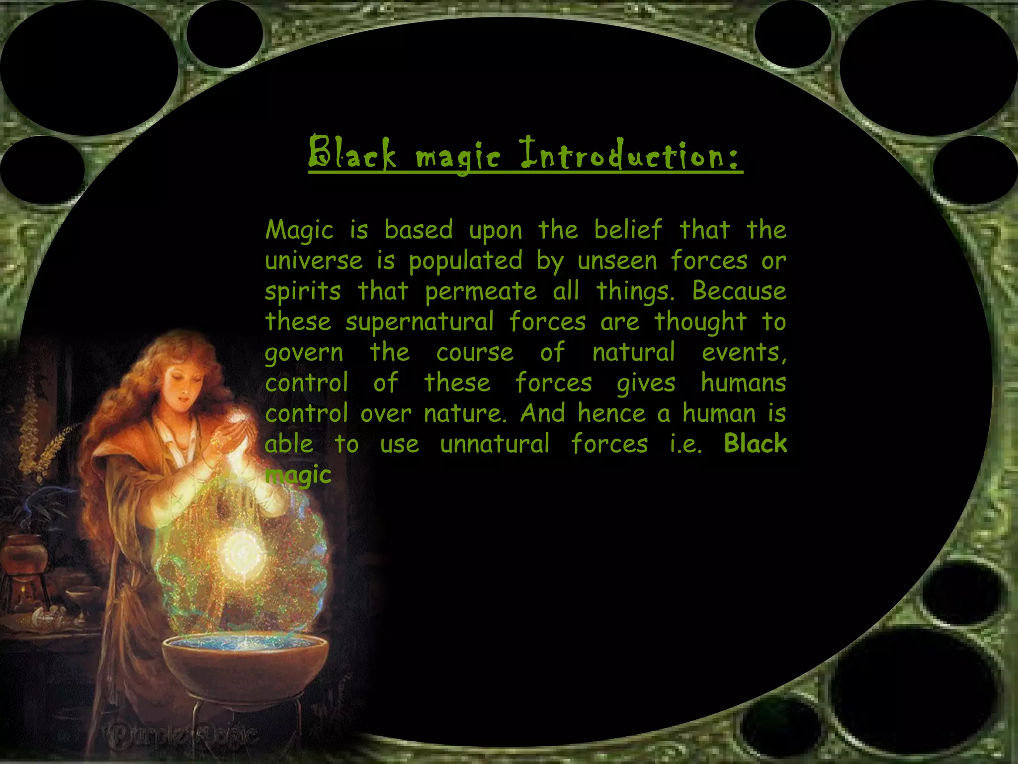 Black magic presentation | PPT