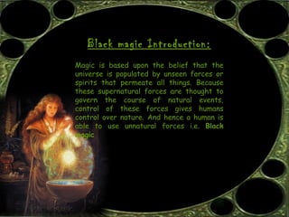Black magic presentation | PPT