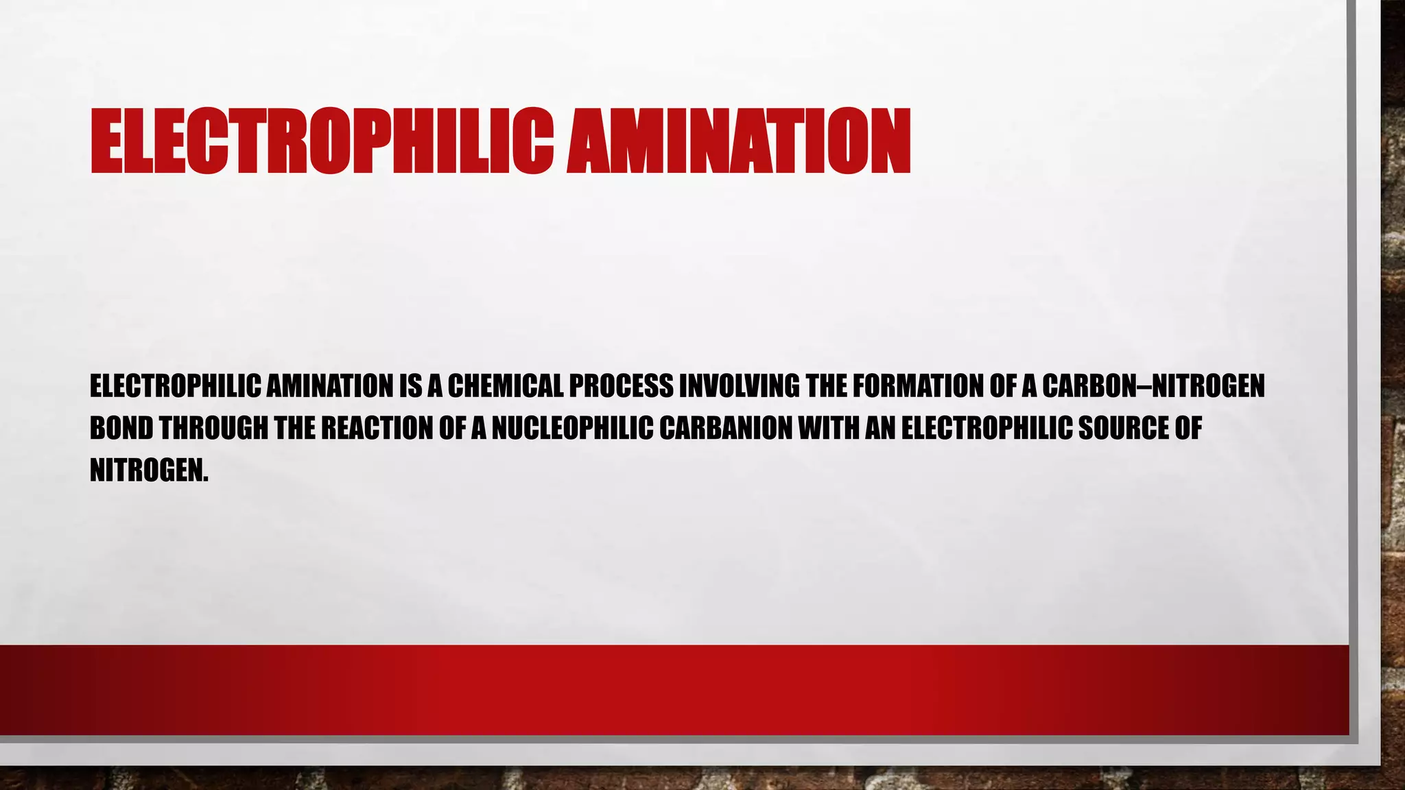 Amination | PPTX