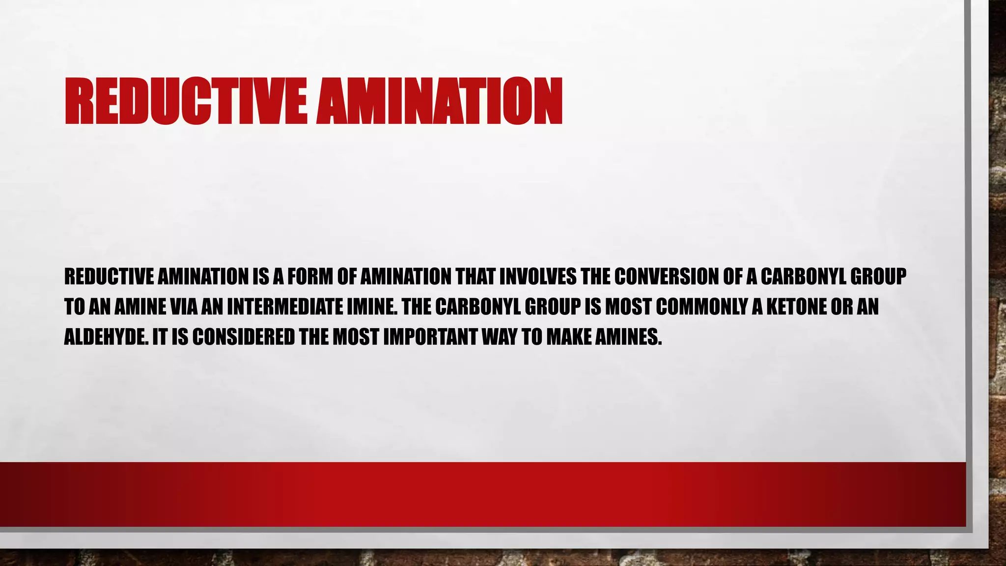 Amination | PPTX