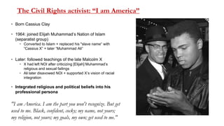 Muhammad Ali by Elizabeth Tang | PPT