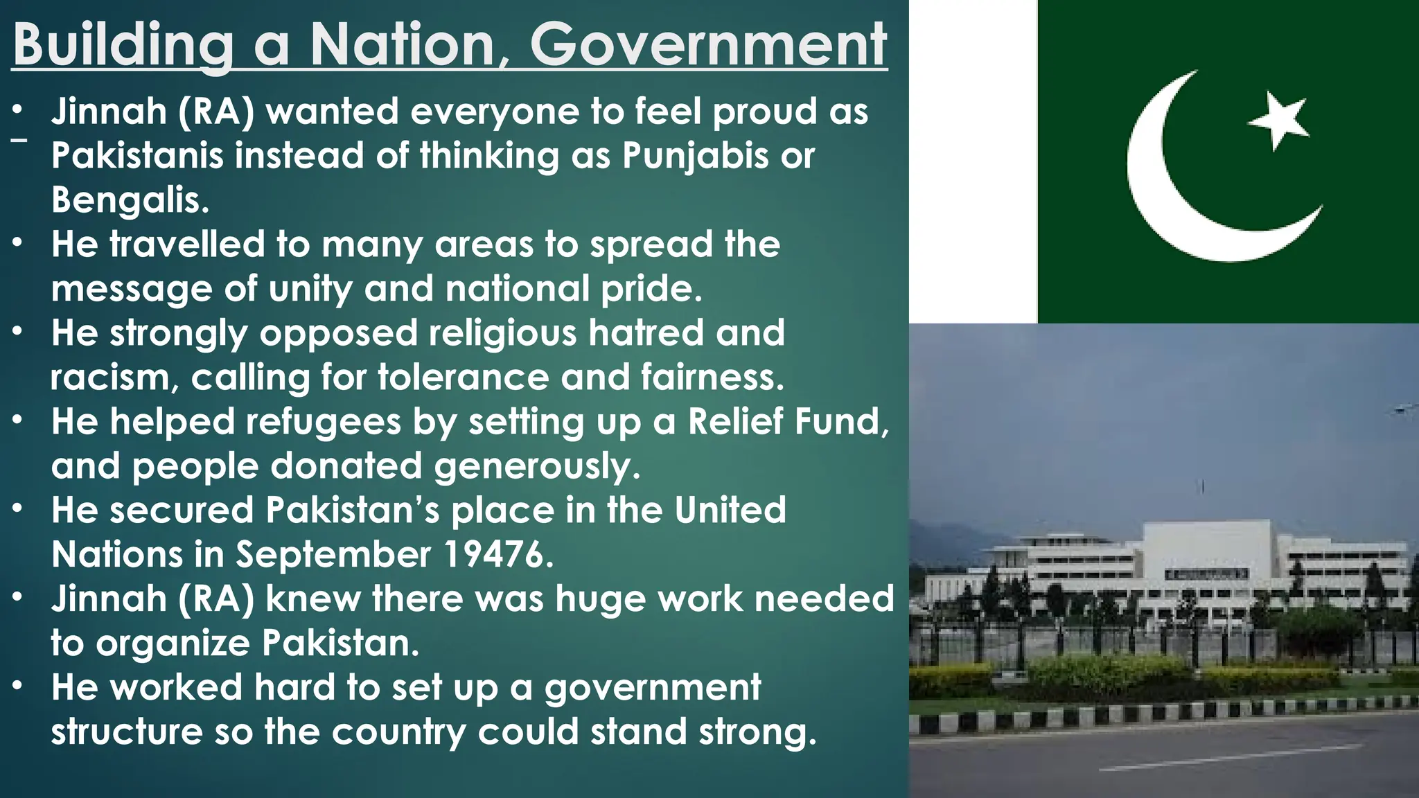 Muhammad Ali Jinnah (1876 – 1948).pptx By Faaz Haider | PPTX