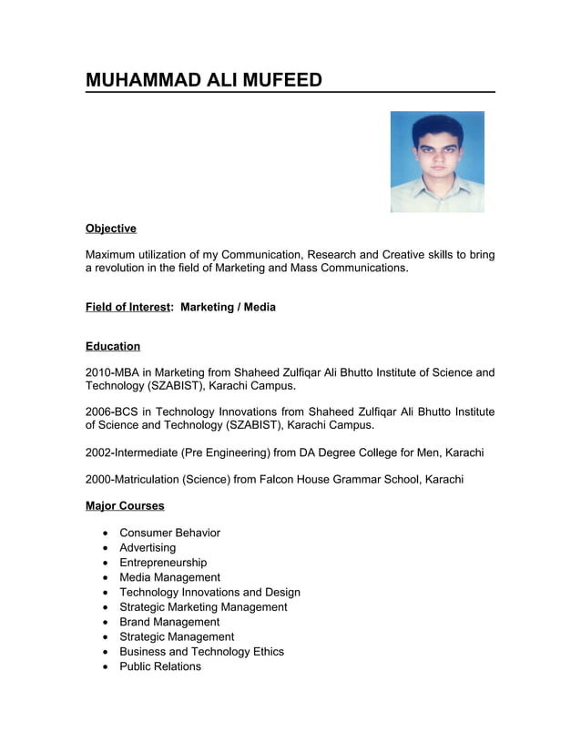 Muhammad Ali Mufeed | DOC