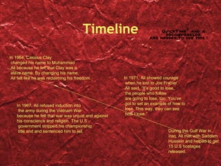 Muhammad ali power point | PPT