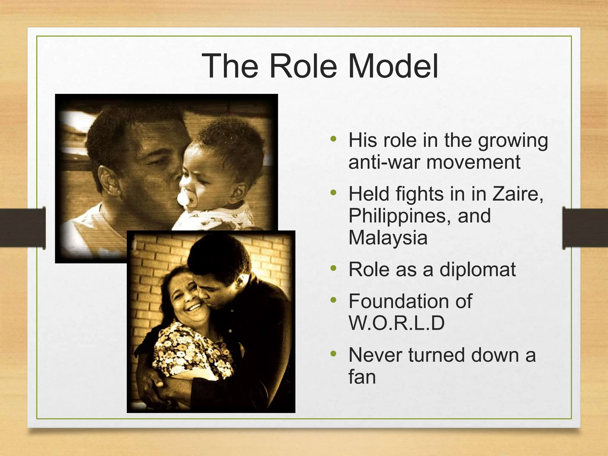 Muhammad Ali presentation -his life and times | PPT