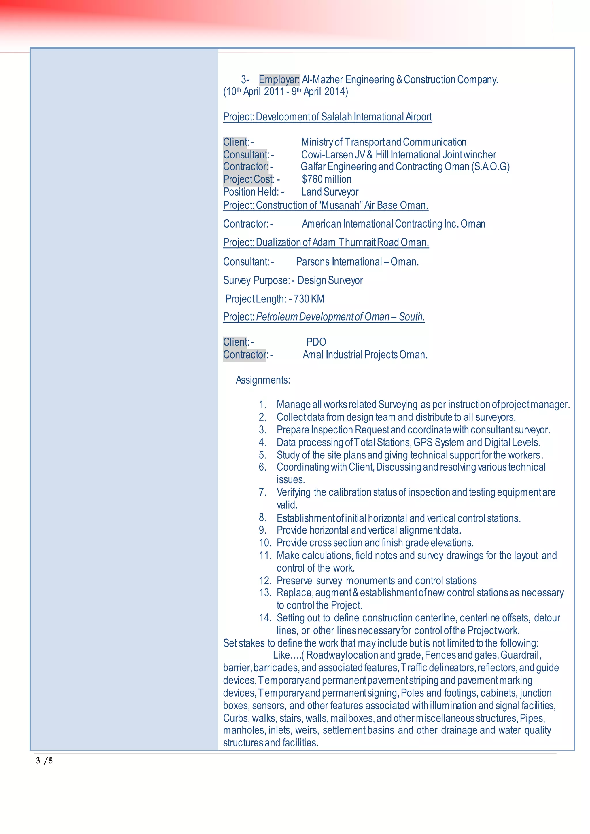 Muhammad ali resume | PDF