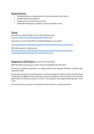 Biomechanical data gathering with mobile phone sensors and analysis as a suggested module ...