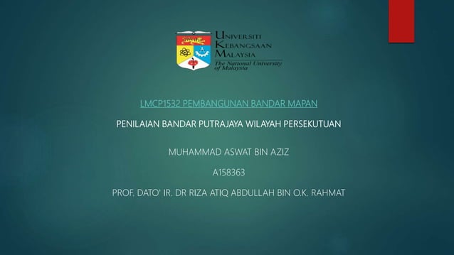Muhammad aswat bin aziz (a158363) | PPT