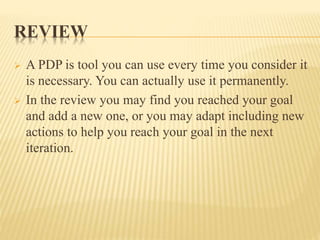 Personal Development Plan | PPTX