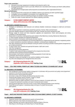 Engr Muhammad Awais Mech. Engg, BSTech, MSPM, PGD, CPM | PDF