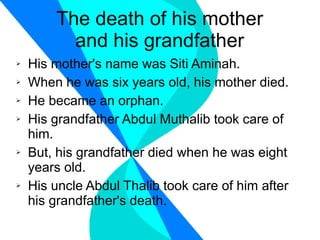 Muhammad became a prophet | PPT