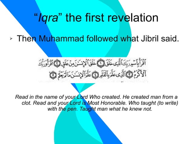 Muhammad became a prophet | PPT | Islam | Religion & Spirituality