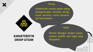 pengertian group and team | PPTX