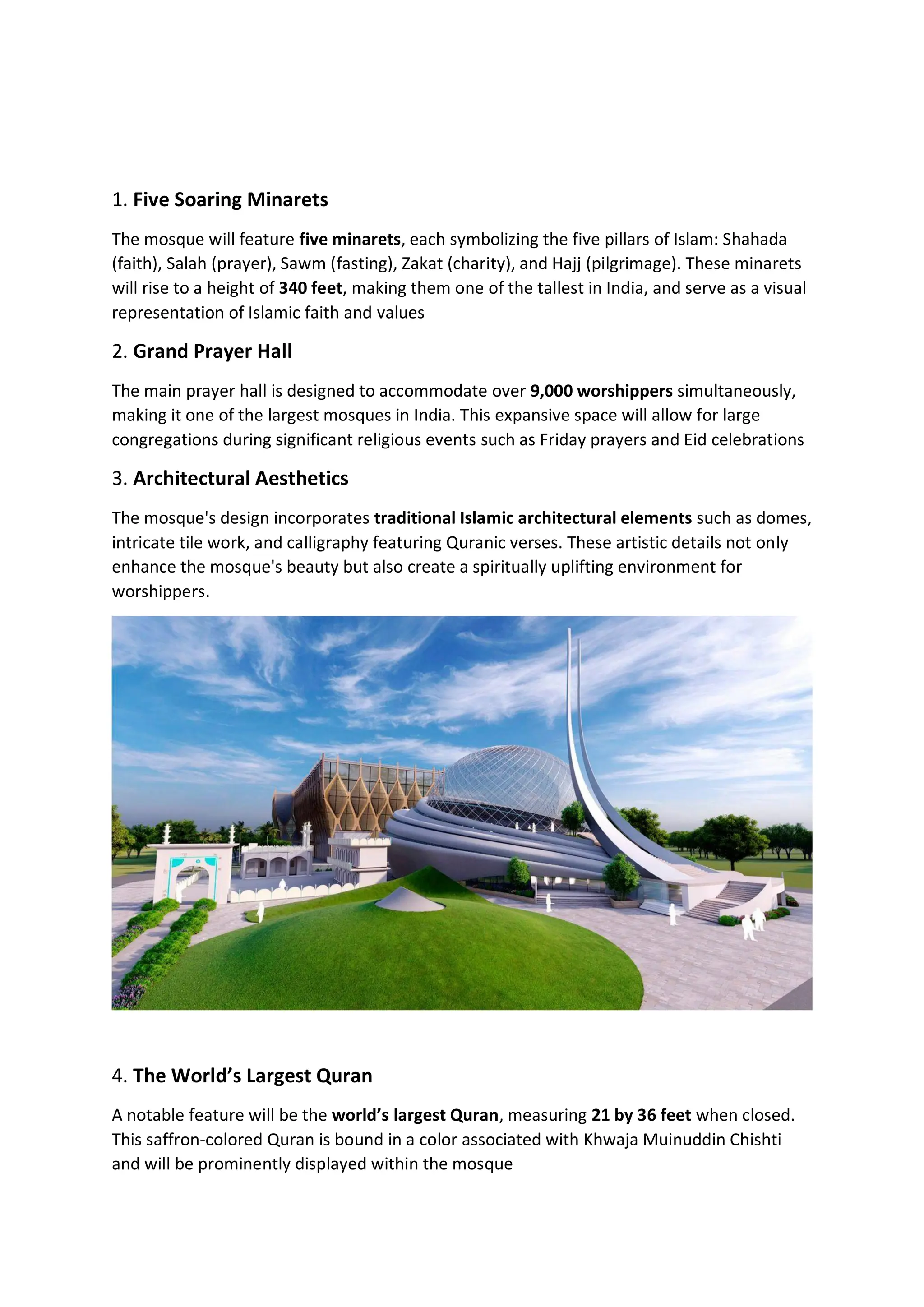 MUHAMMADBIN ABDULLAH MASJID DESIGN AND PHOTOS | PDF