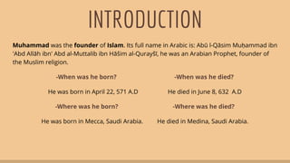 Muhammad biography | PPT