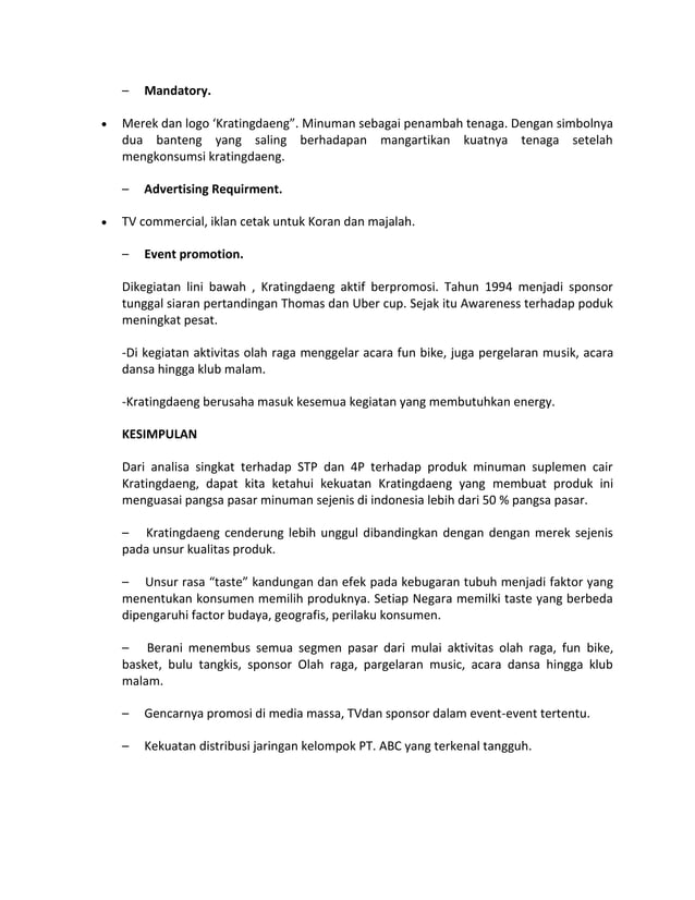 Muhammad dandy kartarineka putra – 115030301111003 – ddp kelas b –tugas individu produk, merek ...