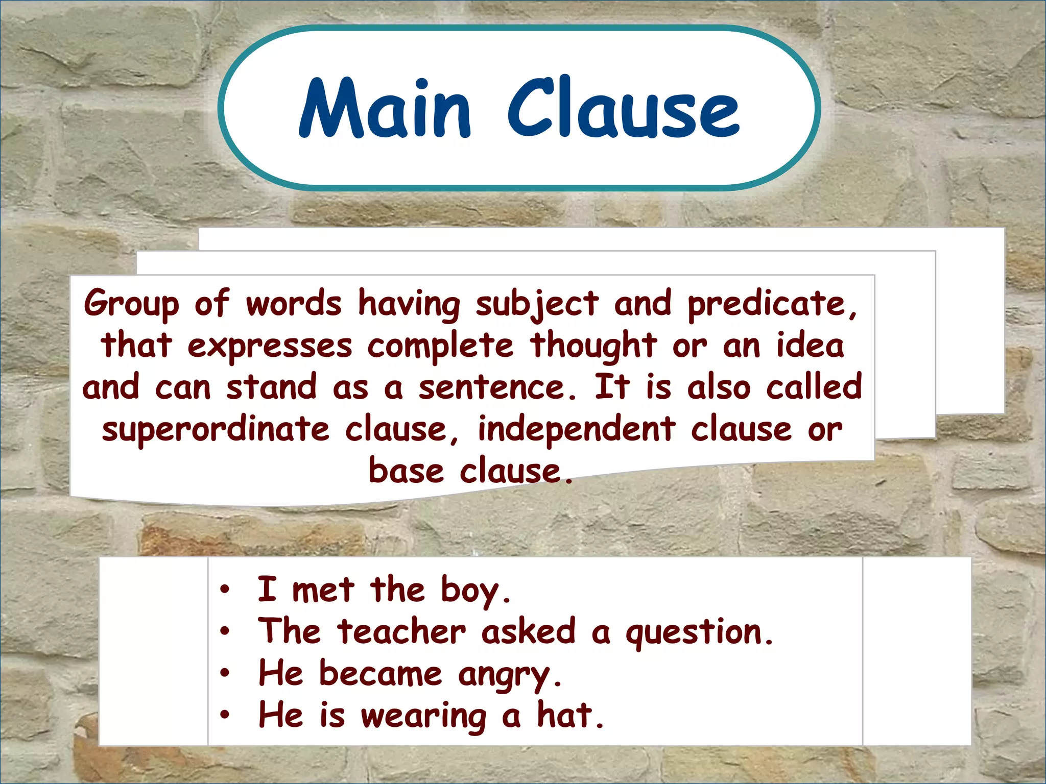 Phrase, Sentence and Clause | PPTX