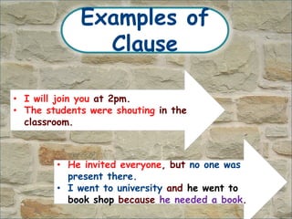 Phrase, Sentence and Clause | PPTX