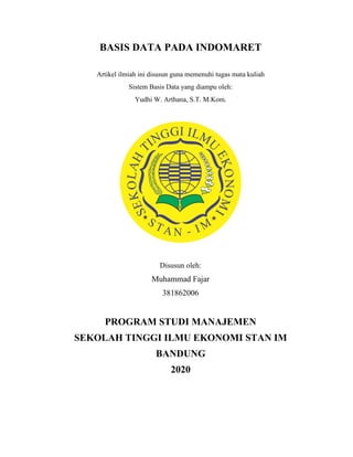 Artikel Ilmiah Sistem Basis Data | PDF