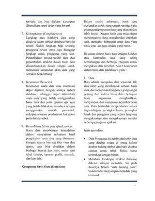 Artikel Ilmiah Sistem Basis Data | PDF