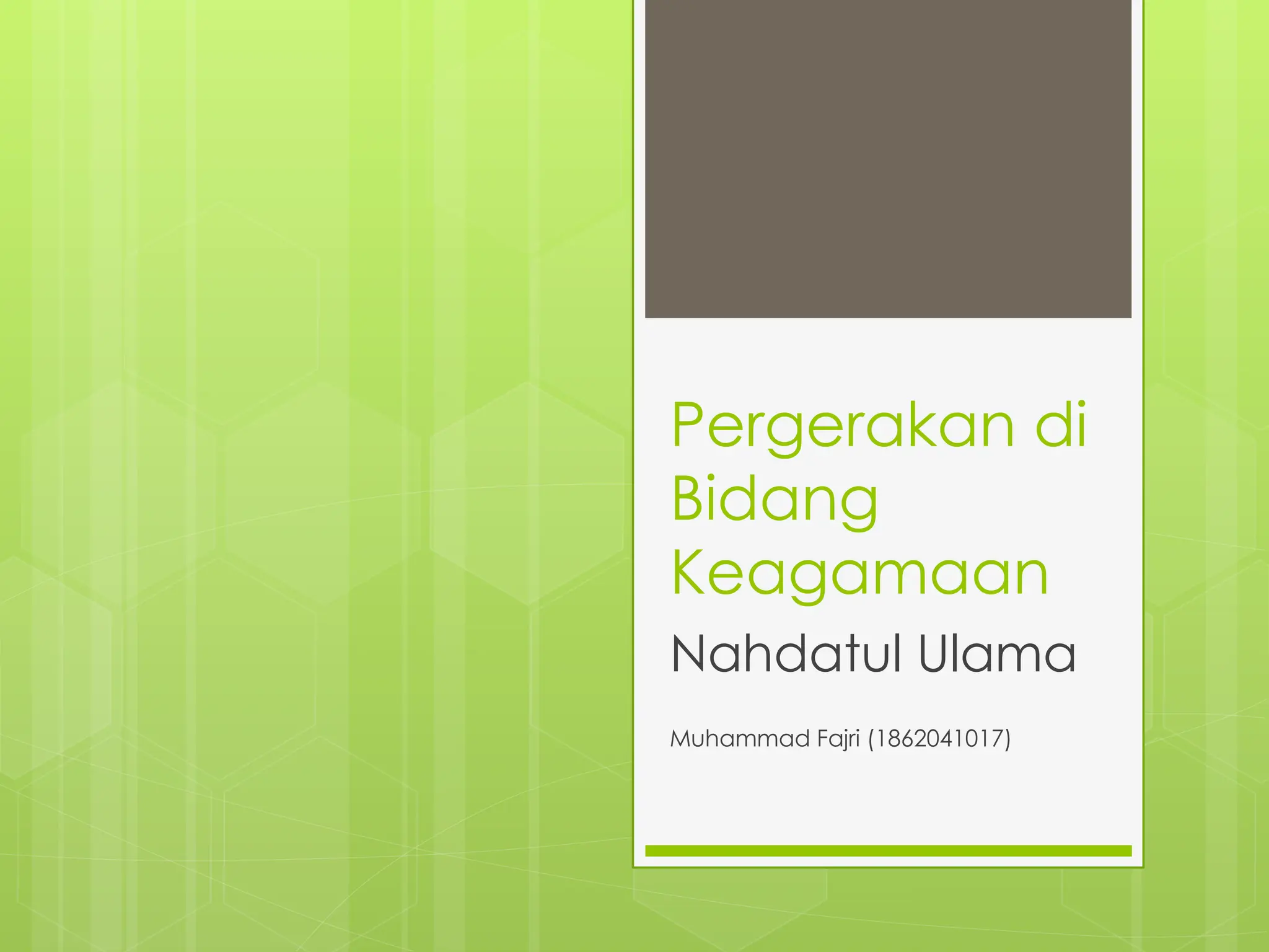 Muhammad Fajri_1862041017_Sejarah Indonesia masa Pergerakan.pptx