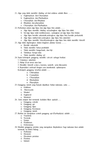 biologi | DOCX